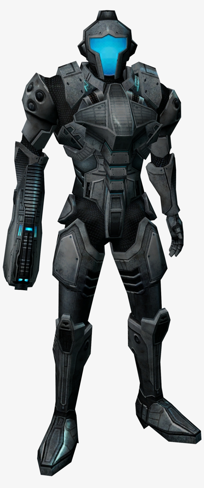 Posted Image - Metroid Prime 3 Federation Trooper Transparent PNG ...