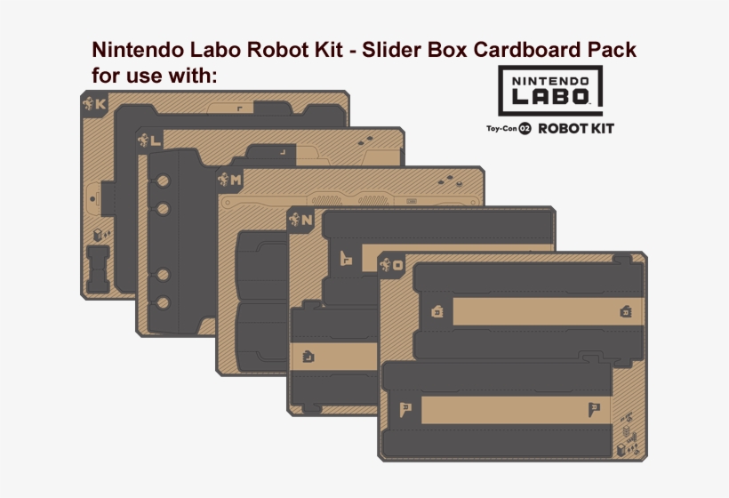 Nintendo Labo Robot Kit - Nintendo Labo Cardboard Parts Transparent PNG ...