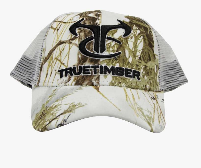Truetimber Logo Mc2 Snow Hat W/ White Mesh Snap Back - Hat Transparent ...