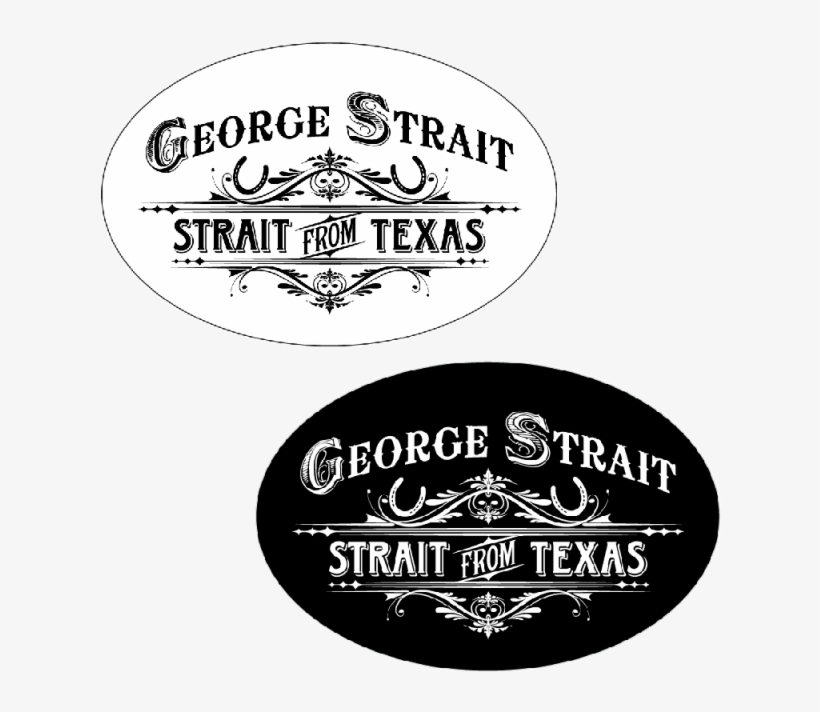 George Strait Oval Sticker - George Strait Sticker Transparent PNG ...