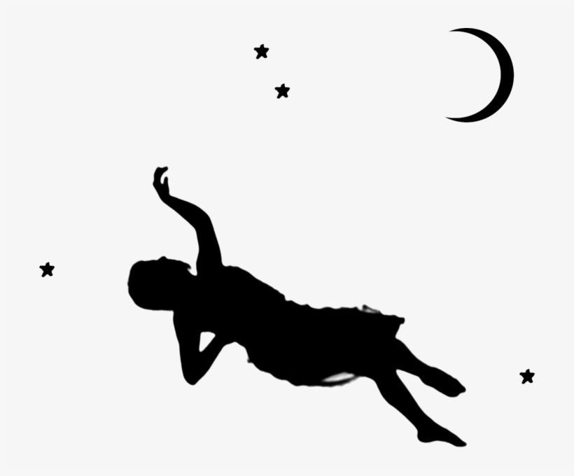 Woman Falling Png - Silhouette Of A Girl Falling Transparent PNG ...