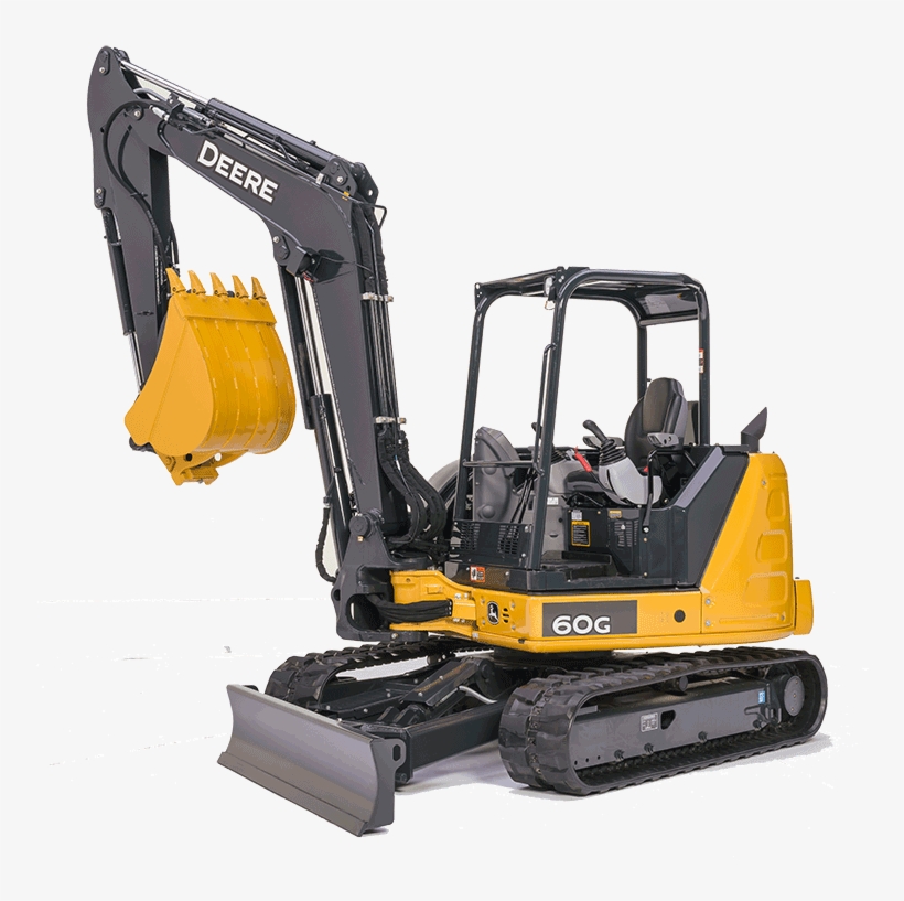 60g Resized Large - John Deere Mini Excavator 2018 Transparent PNG ...