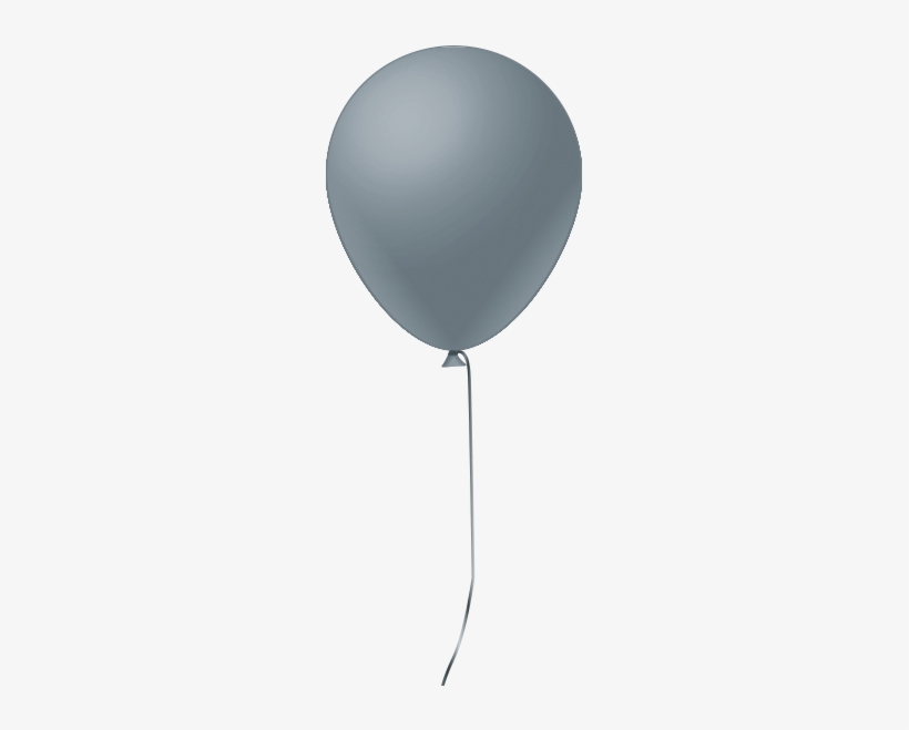 Grey-balloon - Grey Balloon Png Transparent PNG - 231x579 - Free ...
