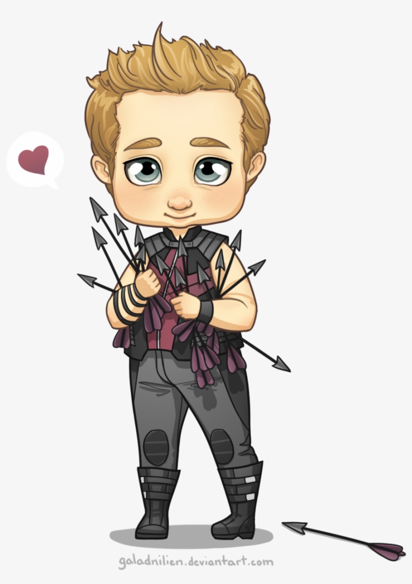 Download Hawkeye Cute - Clint Barton Fanart - HD Transparent PNG ...