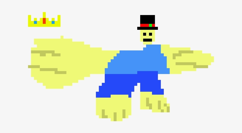 Download Really Fat Guy With A Crown - Pixel Art - HD Transparent PNG ...