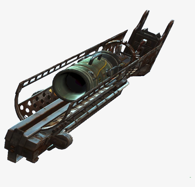 Fo4 Weapon Fat Man Mirv Launcher Front - Fallout 4 Fat Man Transparent ...