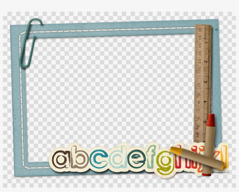 School Frame Png Clipart Picture Frames School Transparent PNG ...