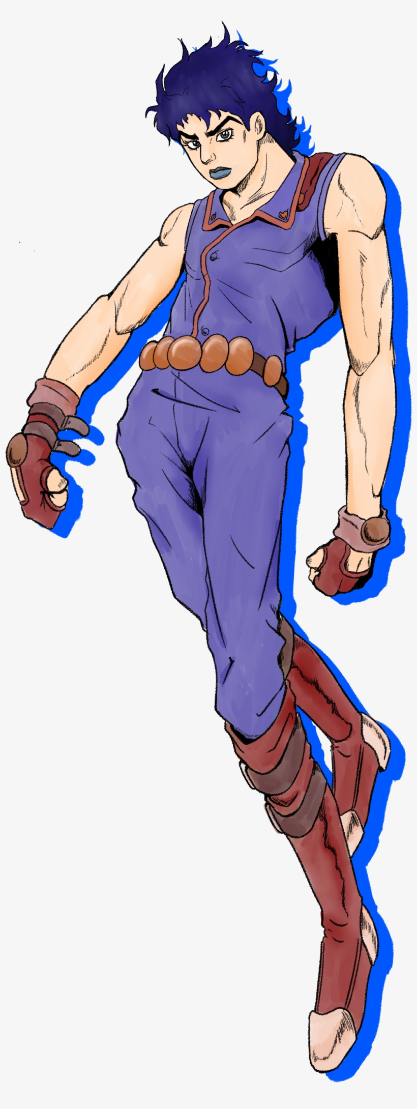 [fanart] Drew New Style Jonathan For - Araki Part 5 Style Transparent ...