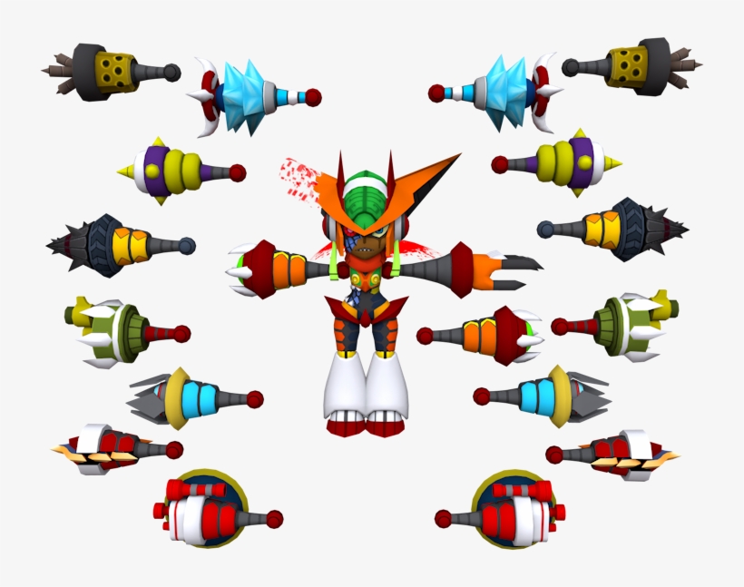 Download Zip Archive - Mighty Number 9 Sprite Transparent PNG - 750x650 ...