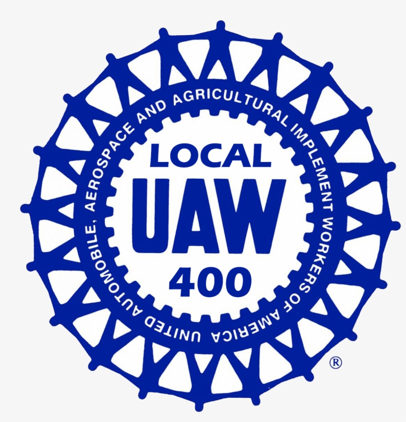 Uaw Local 400reflexblue2x2 - United Automobile Workers Logo Transparent ...