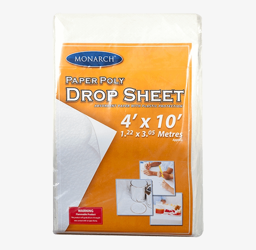 Monarch Paper Poly Drop Sheet - Paper Transparent PNG - 600x835 - Free ...