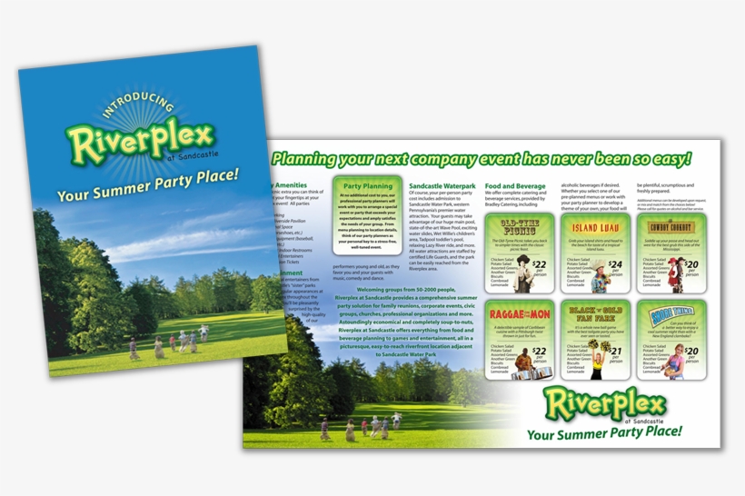 Brochure For Riverplex Showing Venue Capabilities And - Picnic ...