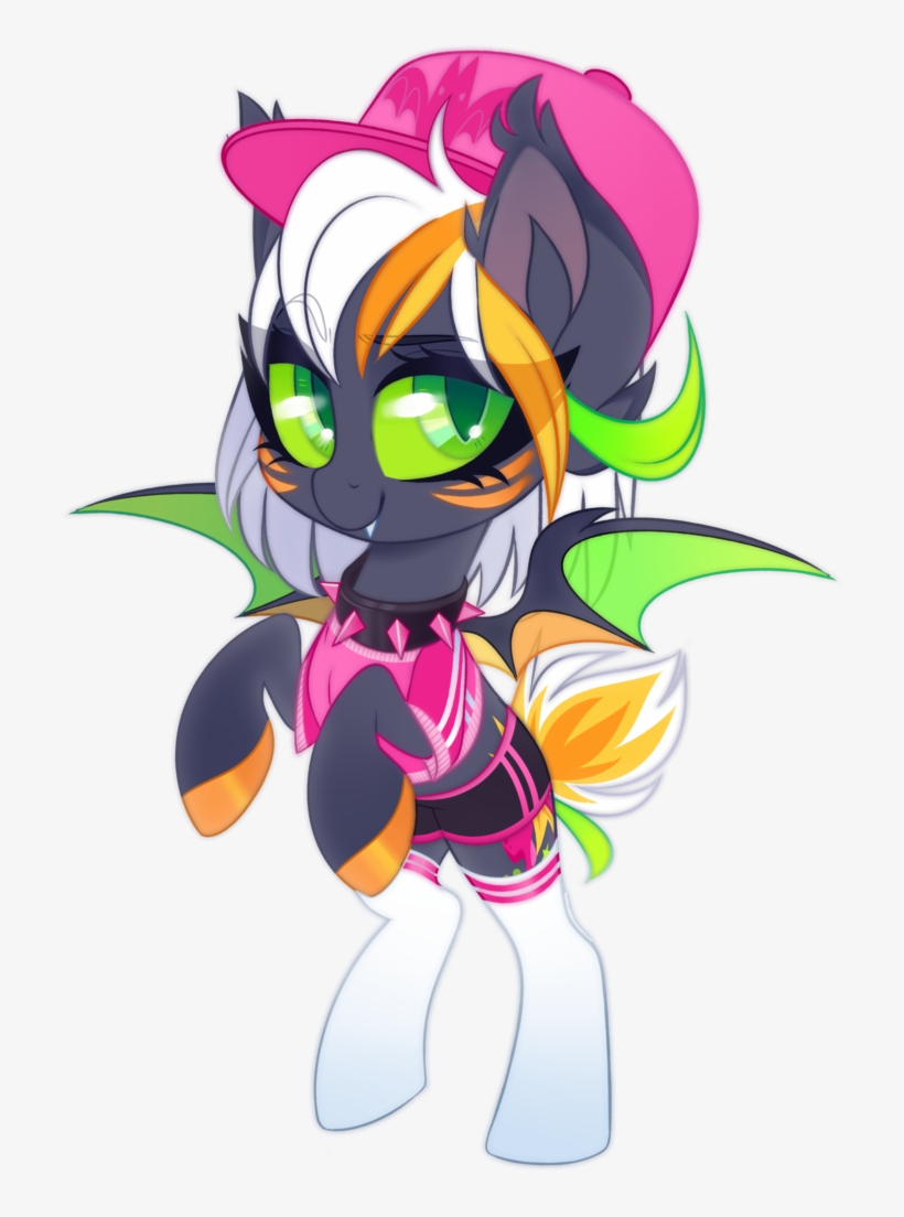 Zombie, Bat Pony, Bat Pony Oc, Choker, Clothes, Female, - Cartoon Transparent PNG - 712x1024 ...