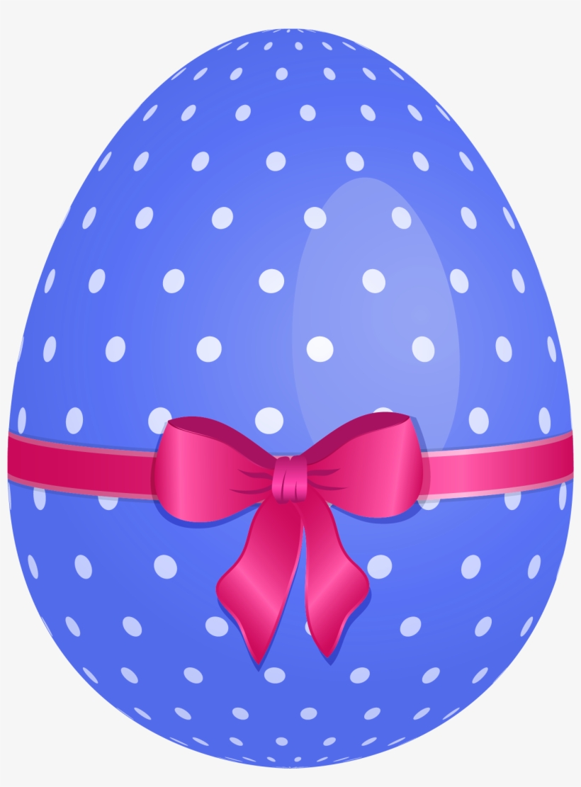 Blue Easter Egg