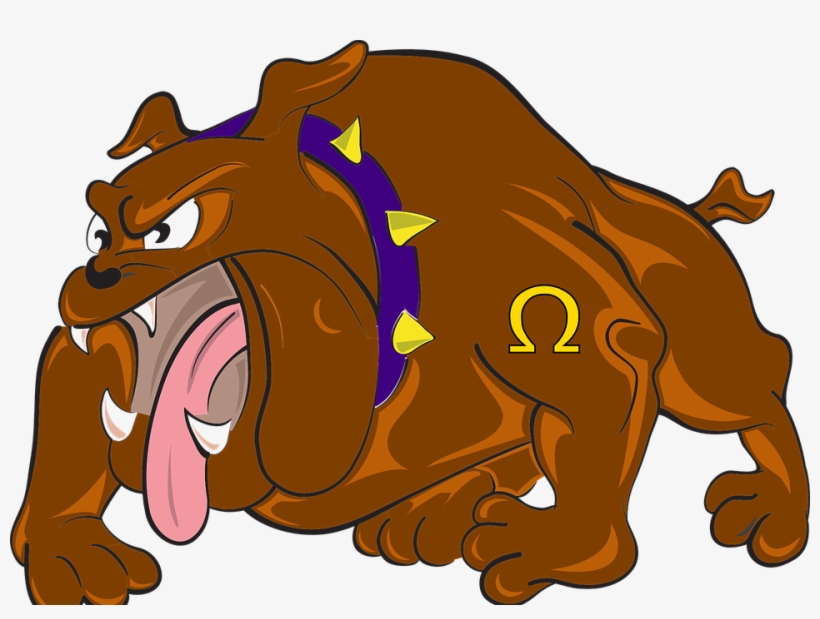 Bulldog, Cartoon, Angry - Omega Psi Phi Cartoon Transparent PNG ...