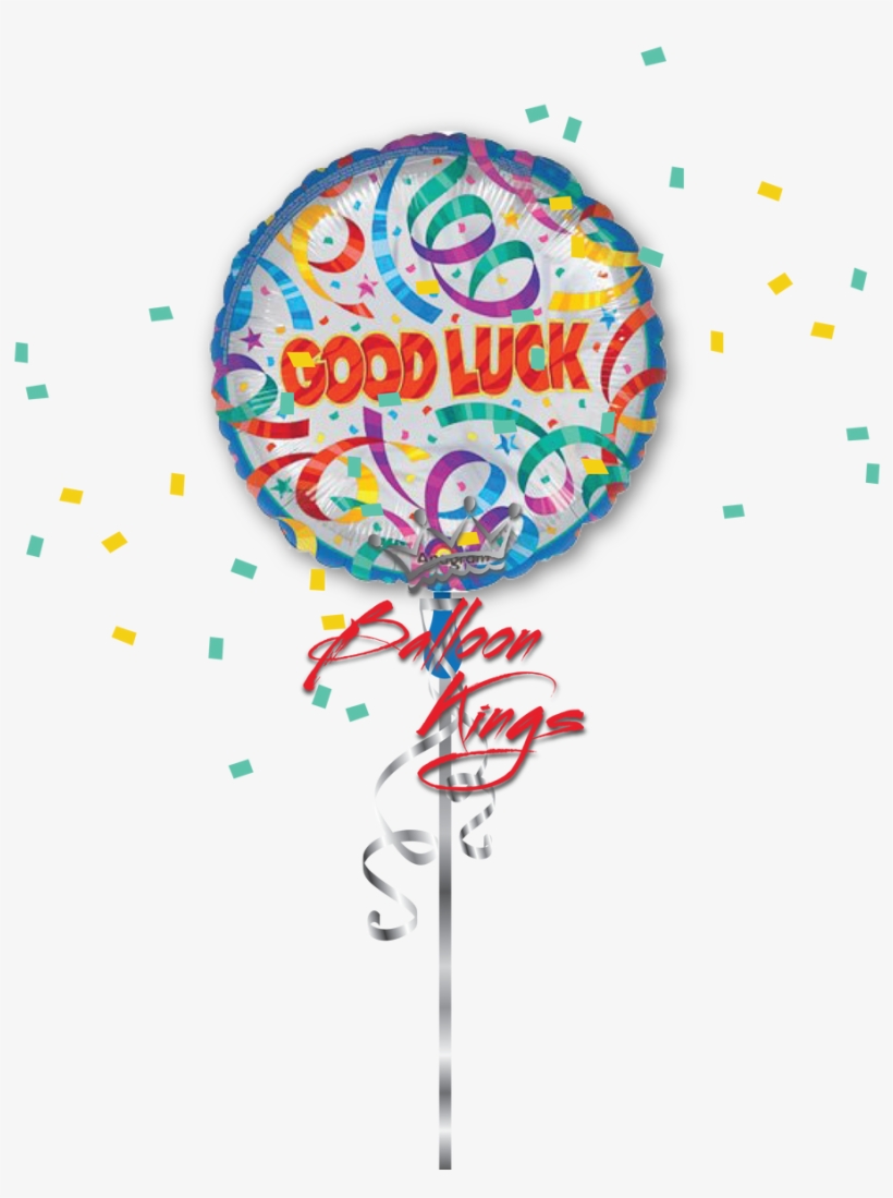 Good Luck Confetti - Good Luck Balloon Transparent PNG - 1068x1280 ...