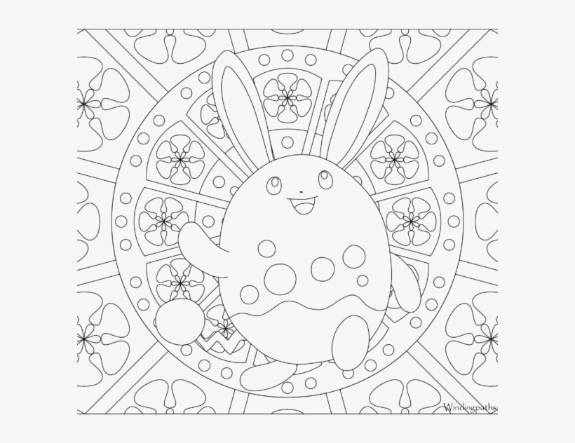 Download Adult Pokemon Coloring Page Azumarill - HD Transparent PNG ...