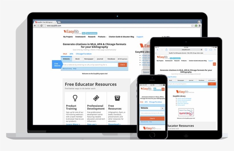 Easybib Automatically Creates Citations For Your Bibliography ...