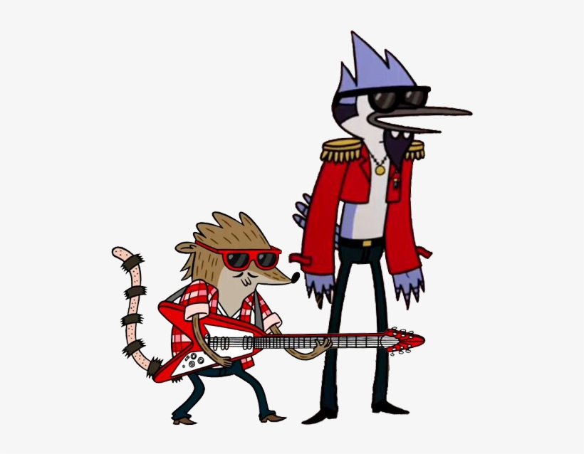 Future Mordecai And Future Rigby Transparent PNG - 548x622 - Free ...