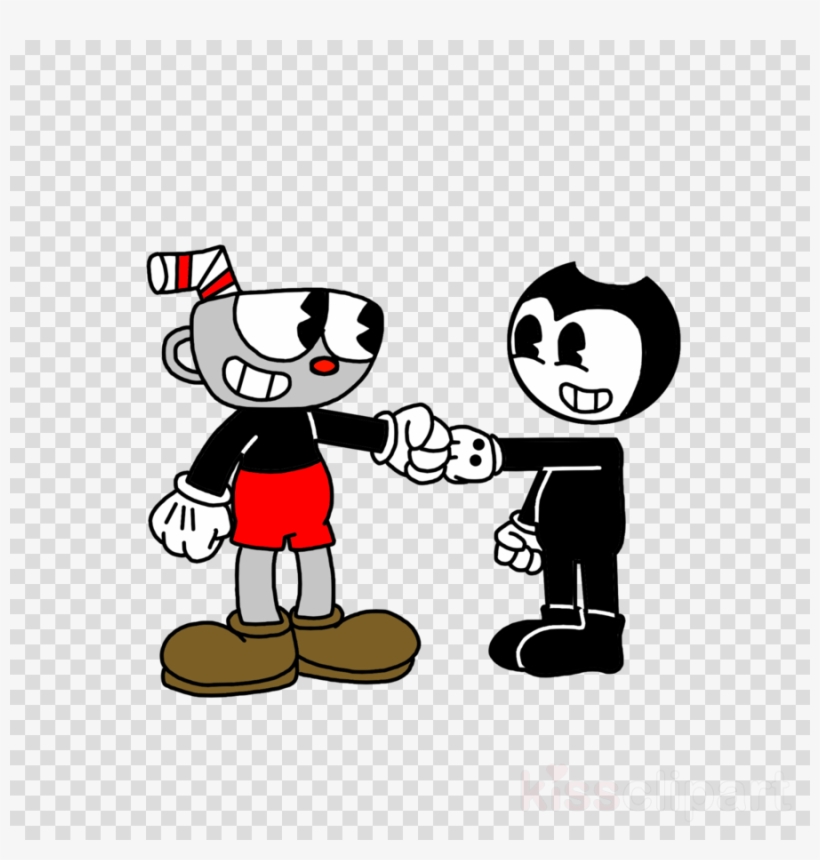 Cuphead And Bendy Clipart Cuphead Bendy And The Ink Transparent PNG ...
