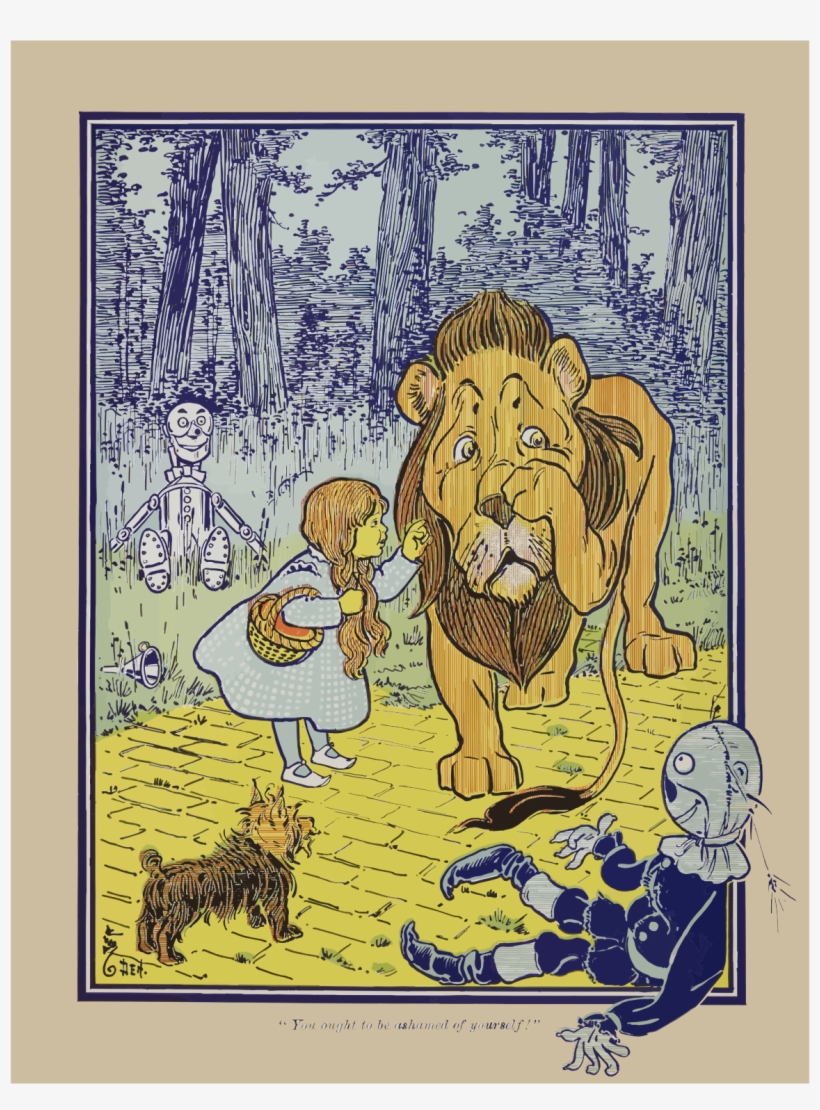 Download This Free Icons Png Design Of Cowardly Lion Wizard - HD ...