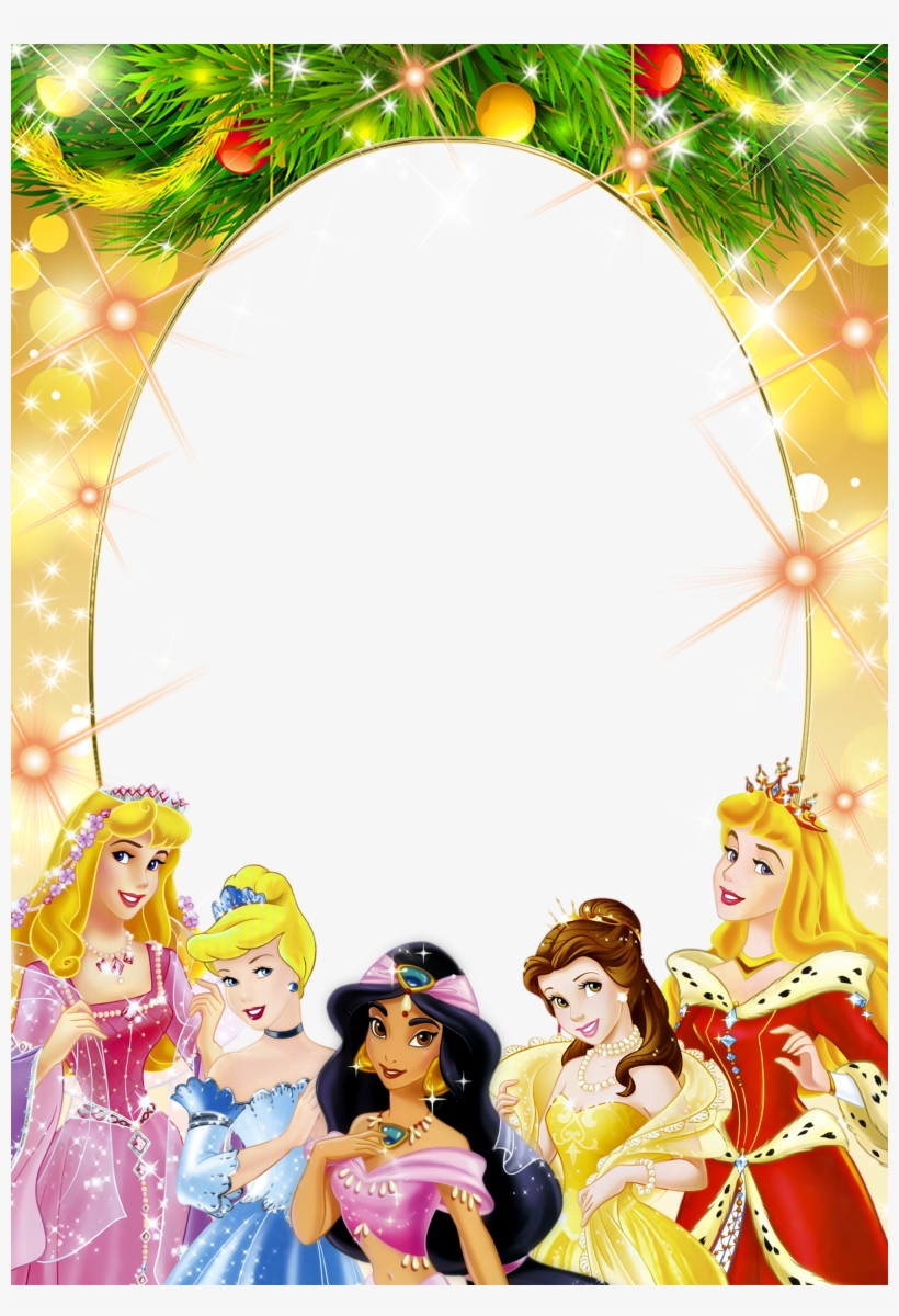 Download Frame Clipart Disney Princess - Princess Birthday Frame Png ...