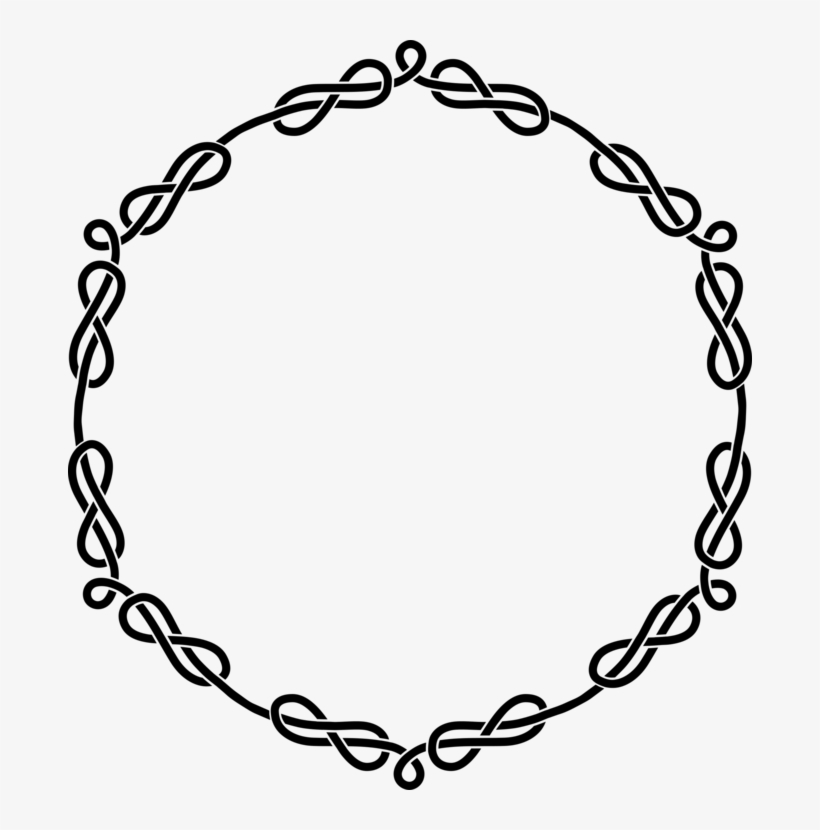 Drawing Chain Can Stock Photo Circle - Border Chain Circle Png ...