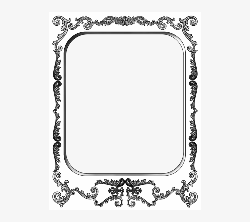 Filigree Frames Png Transparent Transparent PNG - 500x647 - Free ...