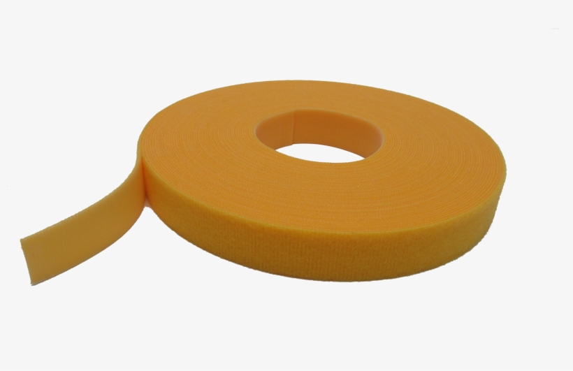 4" Yellow One-wrap® Tape - Velcro Transparent PNG - 2200x2200 - Free ...