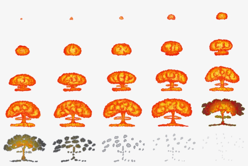 Download Atomic Bomb D Sprites Pinterest - Nuclear Explosion Sprite ...
