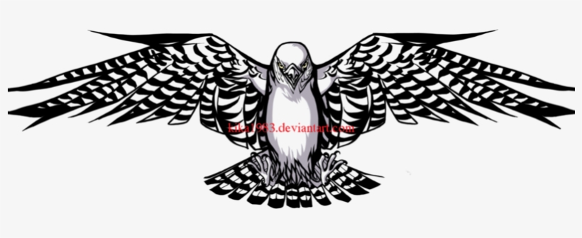Falcon Tribal Tattoo
