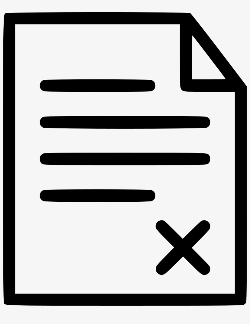 Document Wrong Exam Paper Student School Comments - Results Icon ...