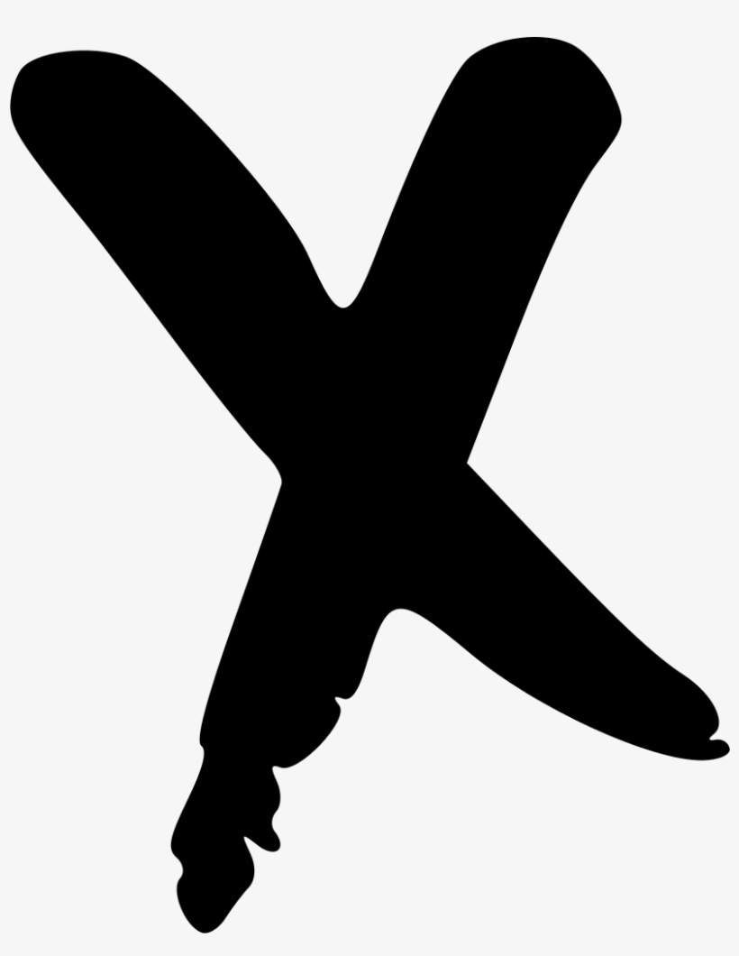 Wrong Transparent Black - Transparent Background X Png Transparent PNG ...