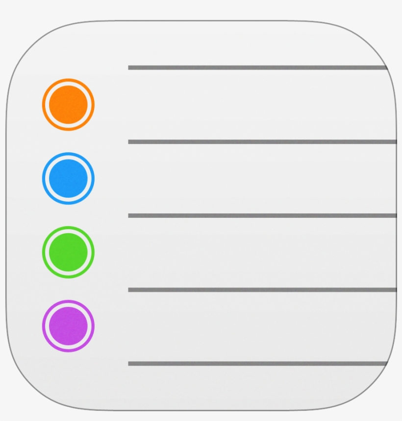 Ios 7 Reminders Icon