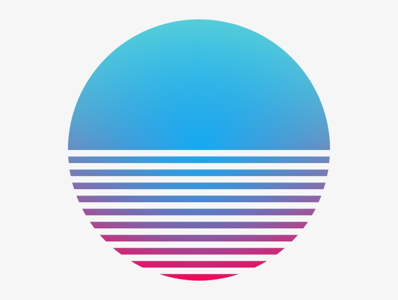 Png Free Library Retro Wave Blue By - Retro Wave Png Transparent PNG ...