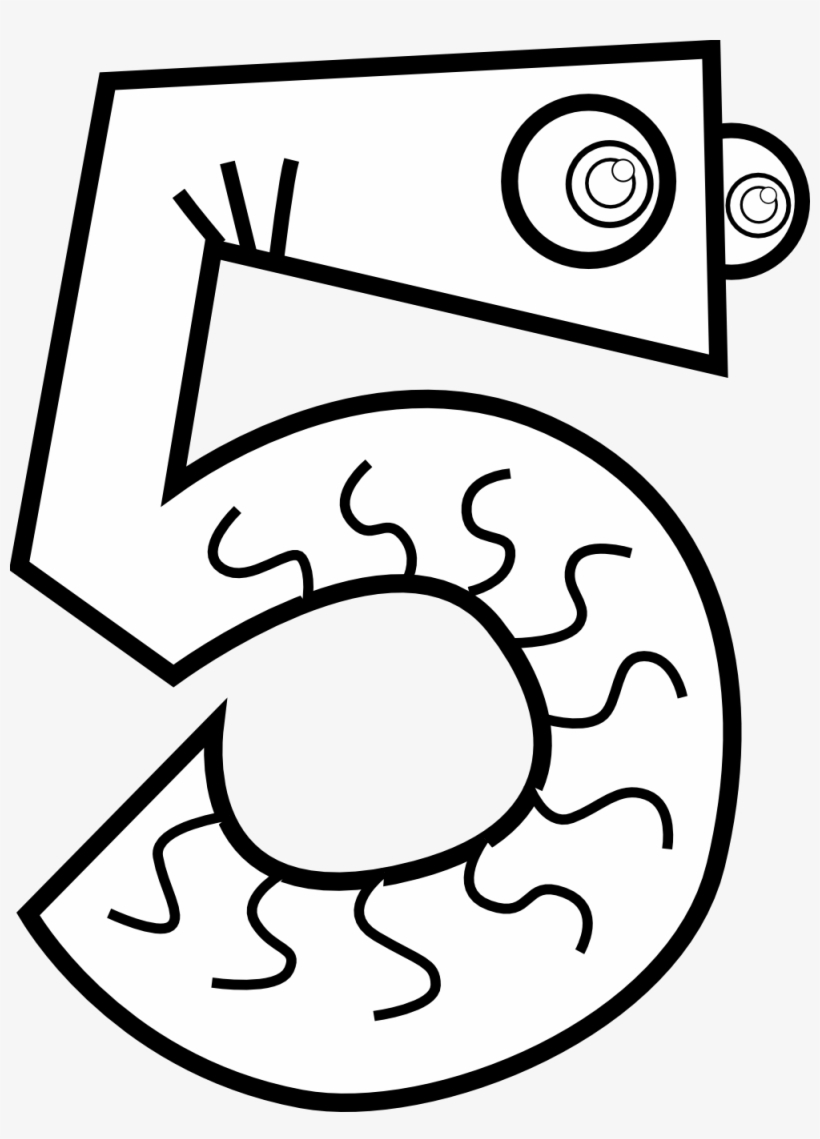 Numbers Clipart Black And White Transparent PNG - 999x1339 - Free ...