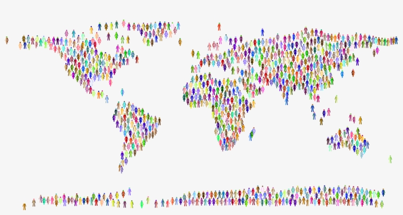 This Free Icons Png Design Of People World Map Prismatic Transparent ...