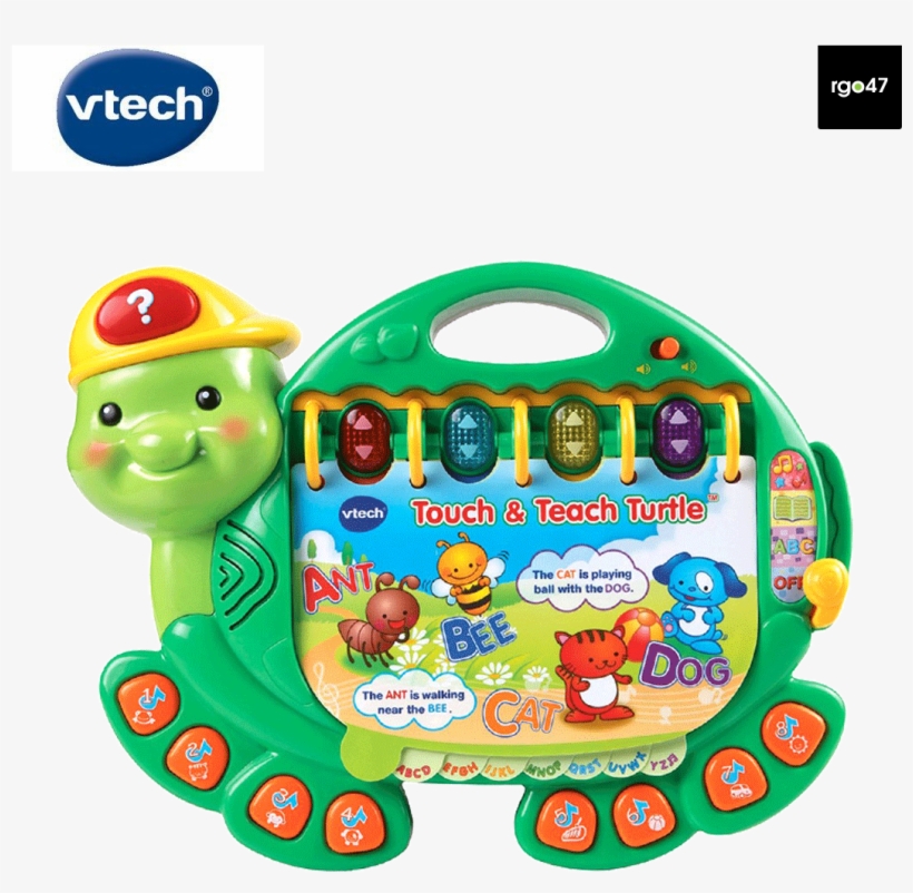 Vtech Touch And Teach Turtle Transparent PNG - 1080x1080 - Free ...