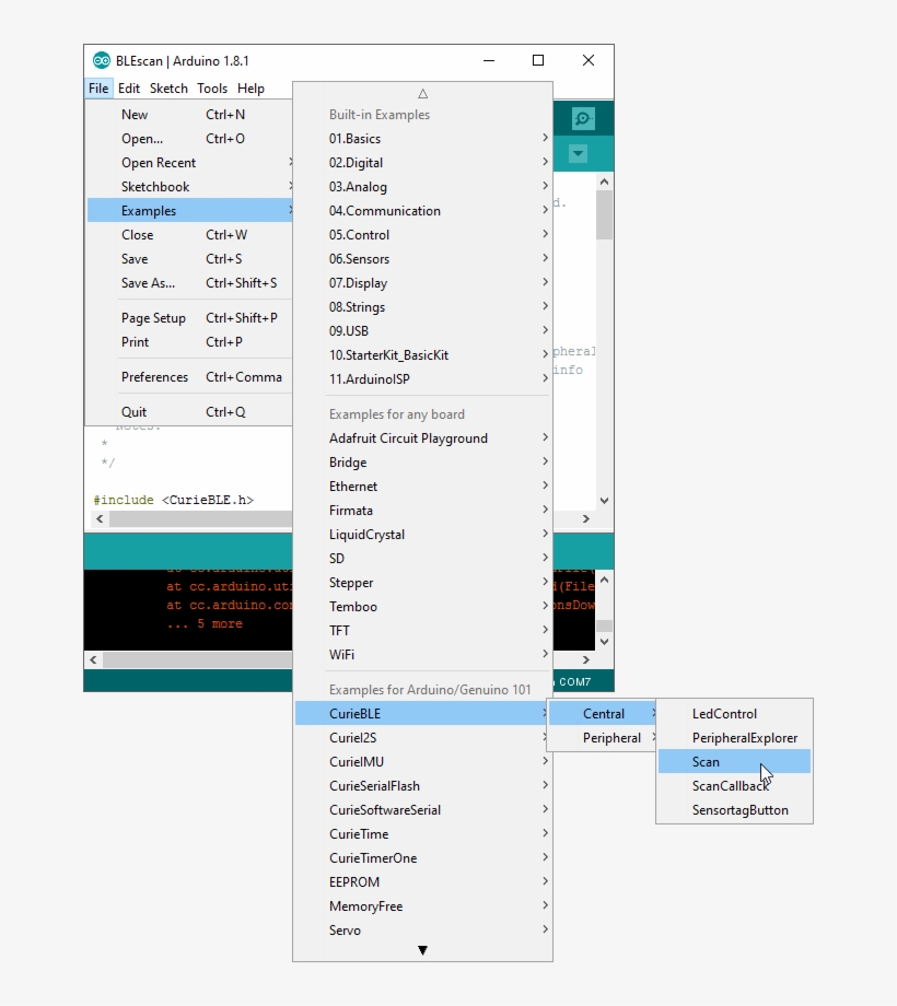 Arduino Ble Scan Example Transparent PNG - 668x840 - Free Download on ...