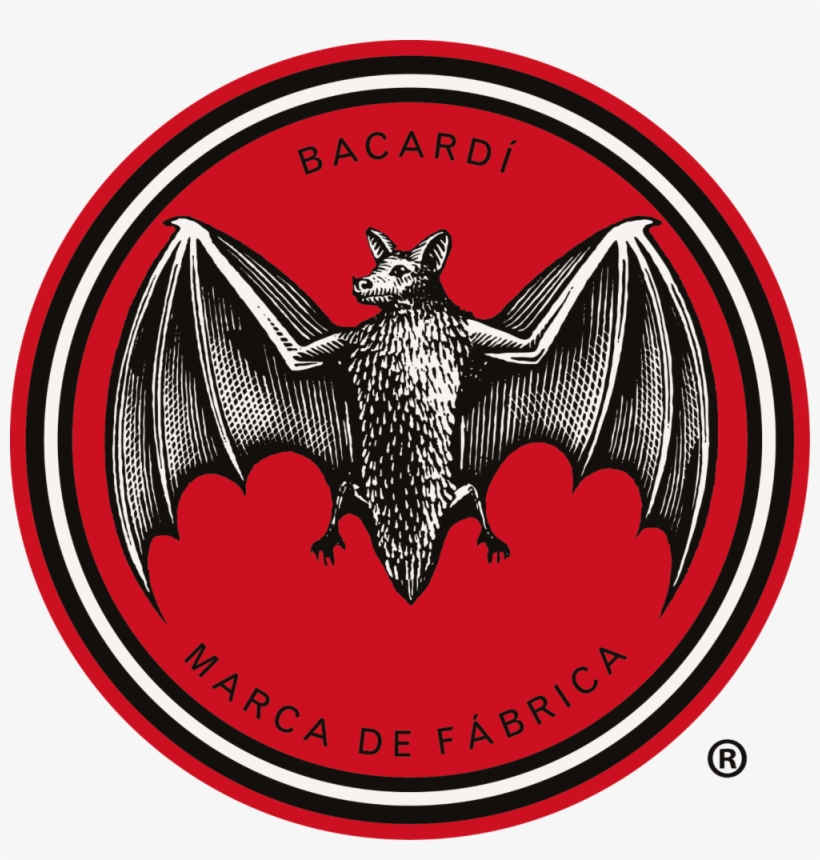 Bacardi Single Bat Cmyk - Bacardi Logo Transparent PNG - 1000x1000 ...