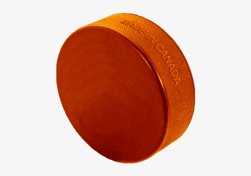 Orange Hockey Puck, 6 Ounces - Circle Transparent PNG - 477x500 - Free ...