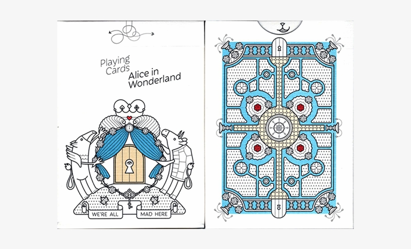 Alice In Wonderland Playing Cards Uspcc Transparent PNG - 740x416 ...