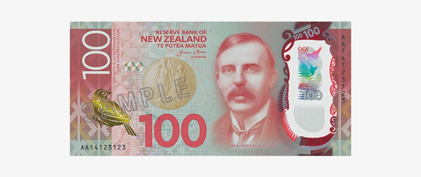 New Zealand 100 Dollar Front - $100 New Zealand Note Transparent PNG ...