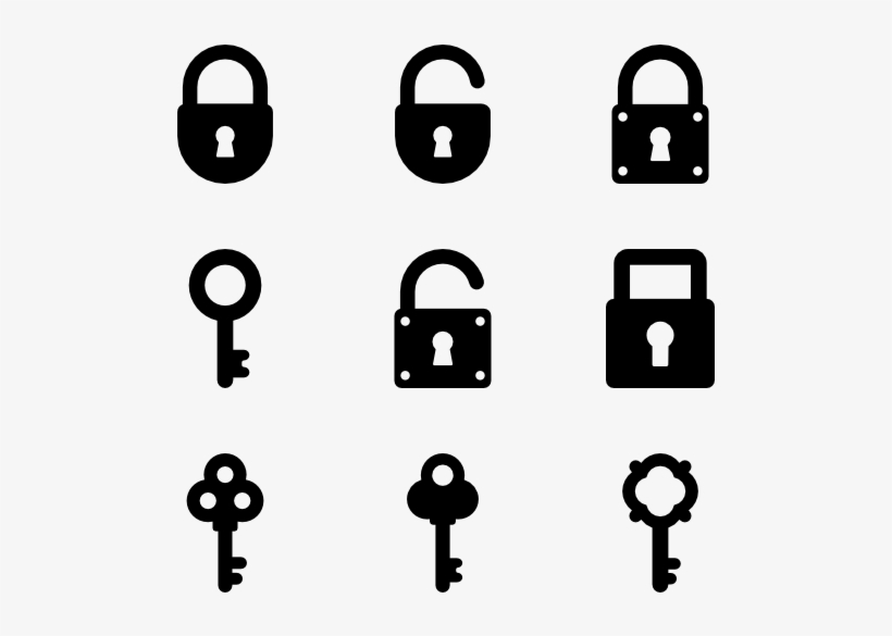 Download Key Set - Lock Sprite Free - HD Transparent PNG - NicePNG.com