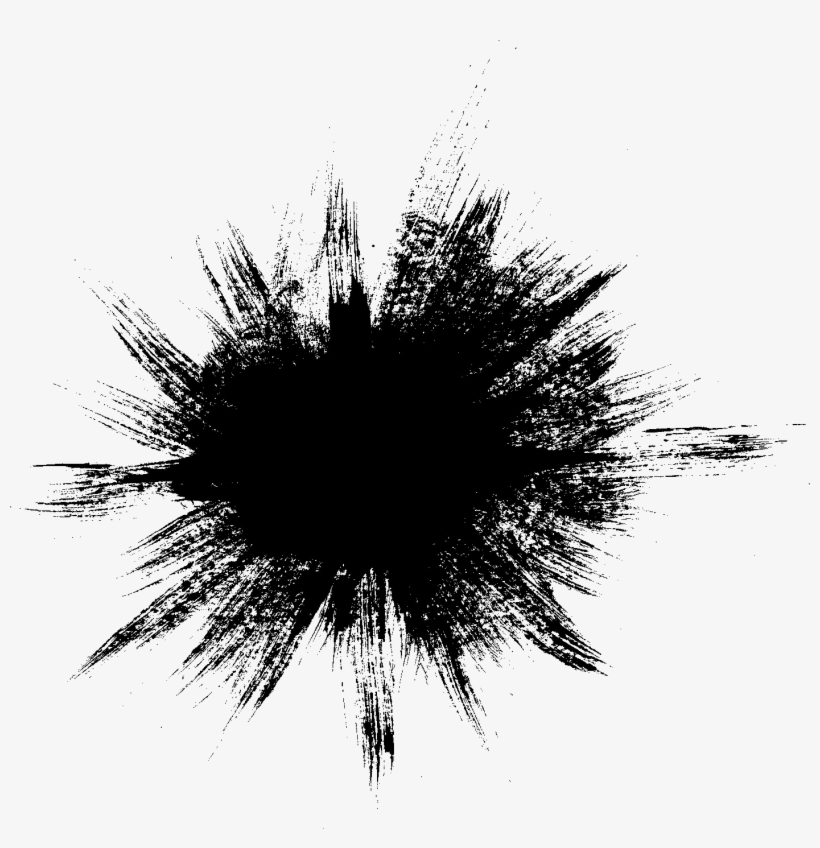 Transparent Explosion Black And White - Black Explosion Png Transparent ...