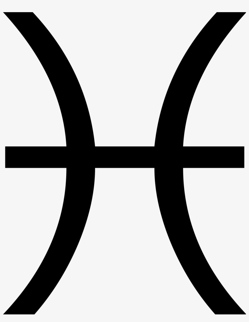 Zodiac Sign - Pisces - Pisces Symbol Transparent PNG - 2000x2487 - Free ...