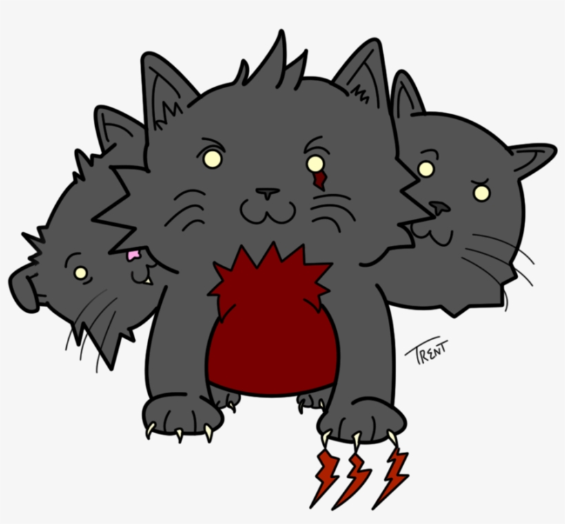 Cerberus Transparent Cat Transparent PNG - 927x862 - Free Download on ...