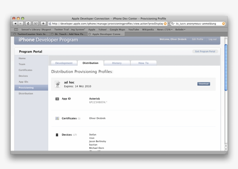 Checking A Profile On Dev Program Portal Transparent PNG - 1110x739 ...