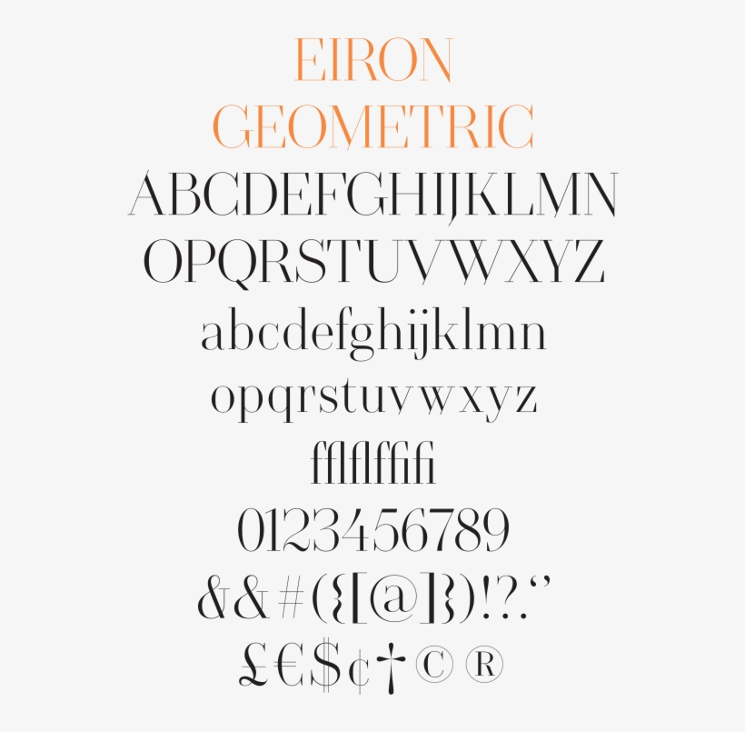 Eiron Typeface Design Transparent PNG - 670x828 - Free Download on NicePNG