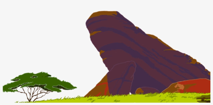 Pride Rock Prologue Layer - Pride Rock No Background Transparent PNG ...